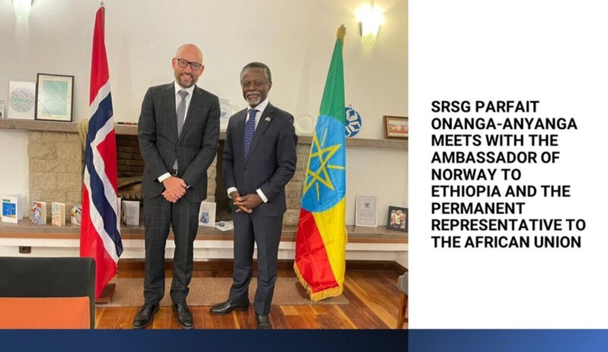 SRSG Parfait Onanga-Anyanga meets with the Ambassador of Norway to ... SRSG Parfait Onanga-Anyanga meets with the Ambassador of Norway to ...